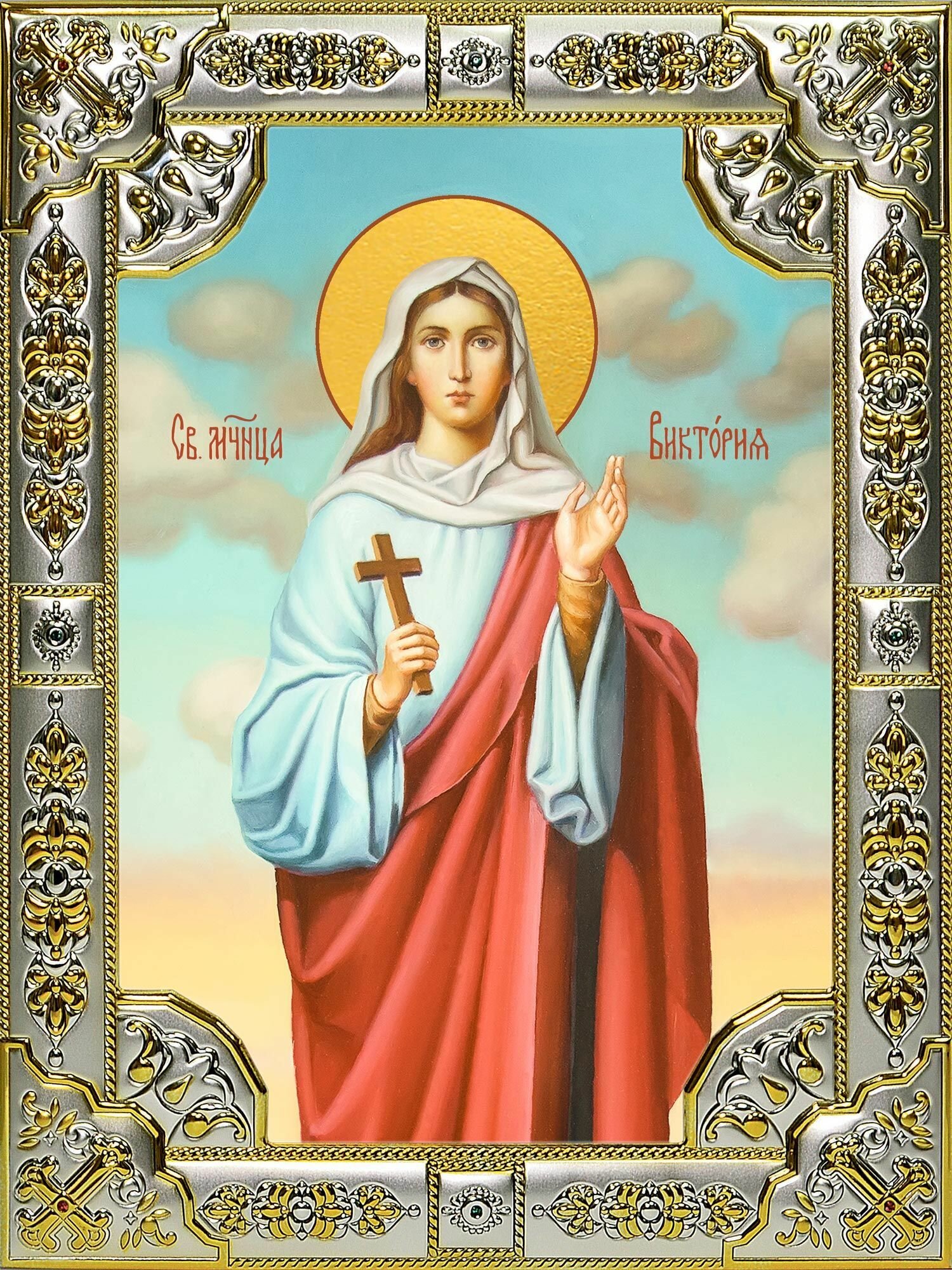 Икона Виктория Солунская, мученица