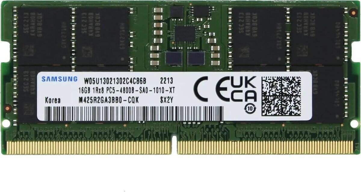 Оперативная память Samsung M425 Sodimm Ddr5 16gb 4800 Mhz M425r