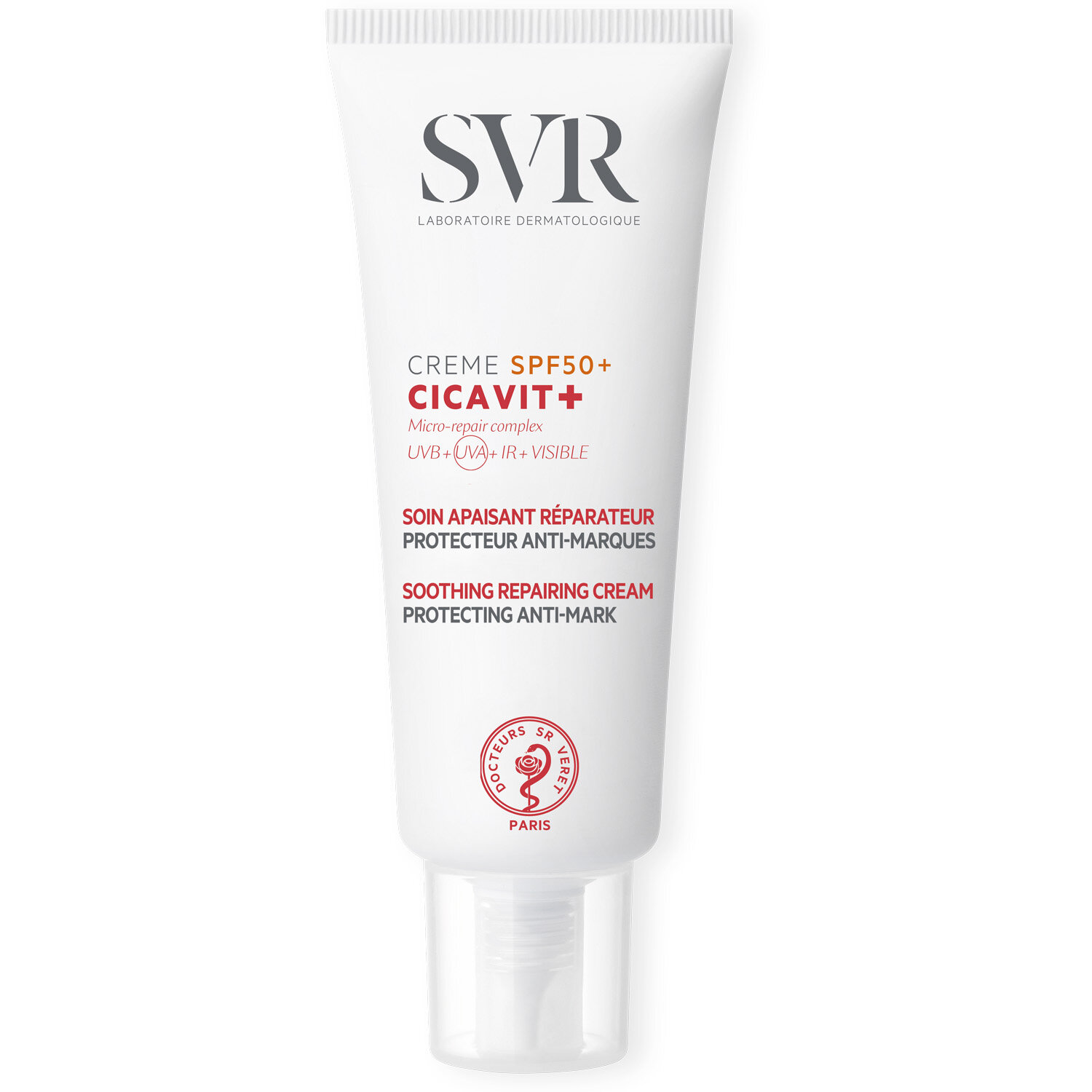 Крем SVR CICAVIT+, с SPF 50+, гипоаллергенный, для новорожденных, детей, взрослых