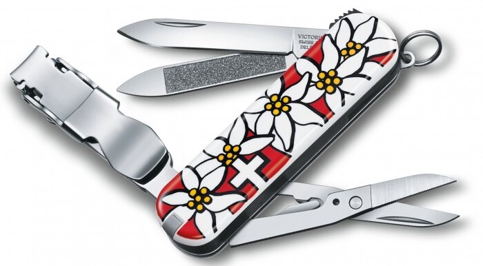 Victorinox 0.6463.840 Нож-брелок victorinox nail clip 580, 65 мм, 8 функций, edelweiss