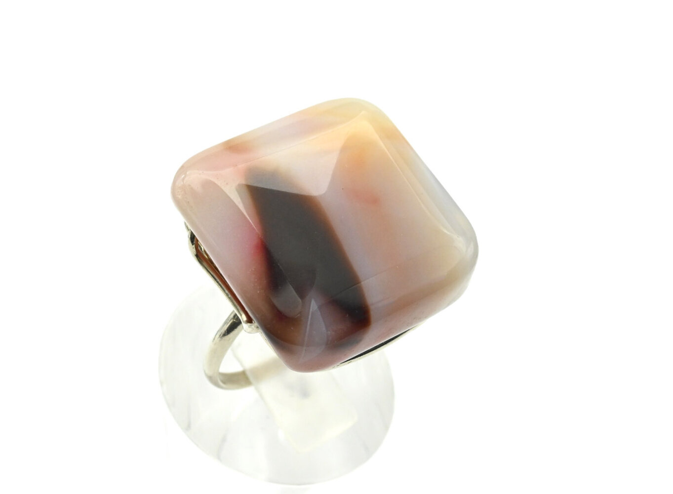 Кольцо, агат