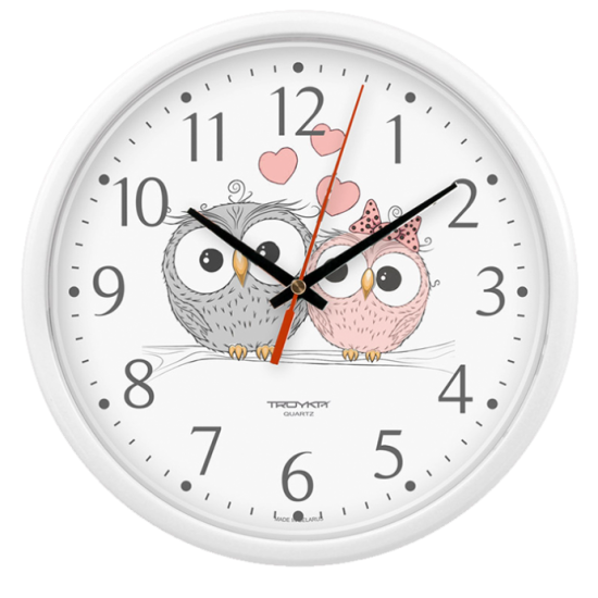 Настенные часы Troykatime "Тройка"