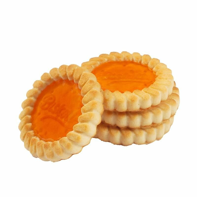 Деловой Стандарт Печенье сдобное "Cookies with orange marmalade", 420 г