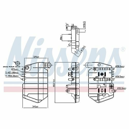 Бачок расширительный Nissens 996042