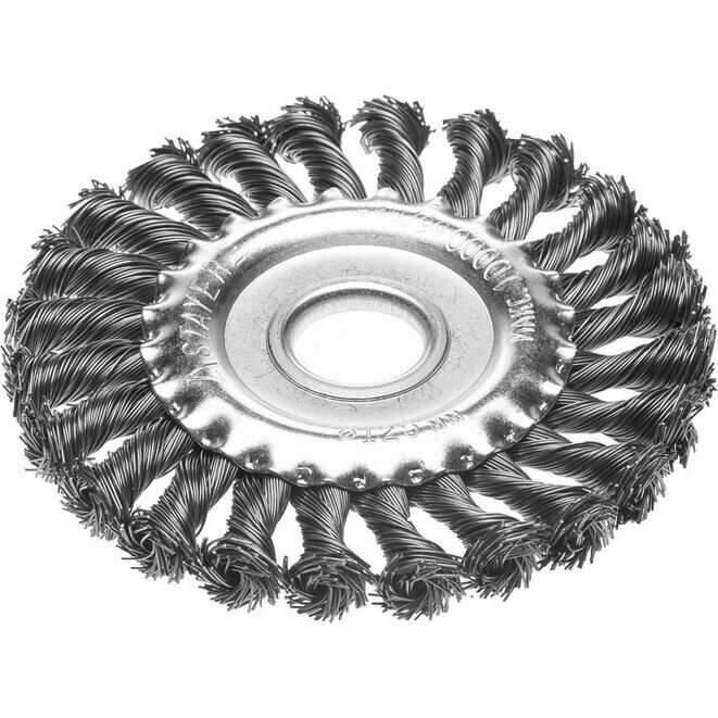 Щетка дисковая для УШМ, STAYER 125 мм