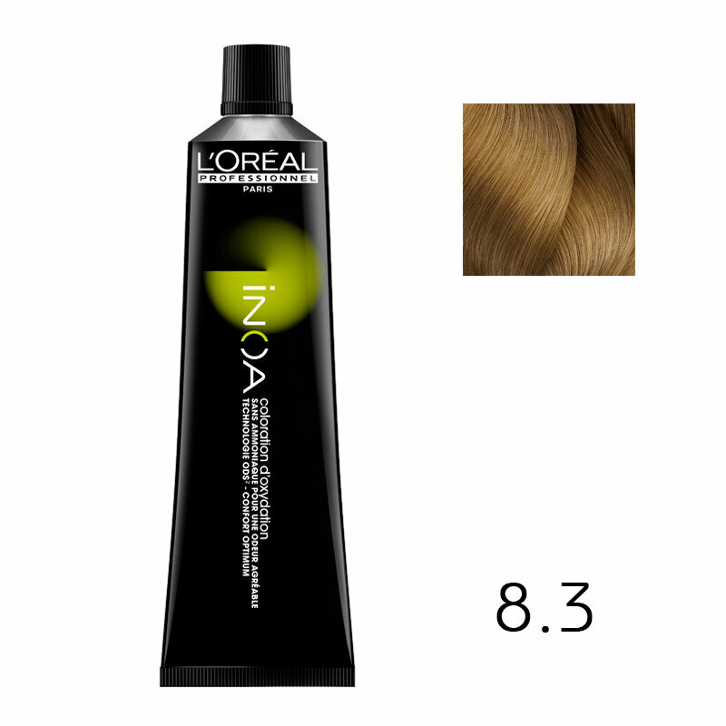 L'Oreal Professionnel Inoa 8.3 60GRM VA44 Краска для волос Inoa 8.3 60 гр
