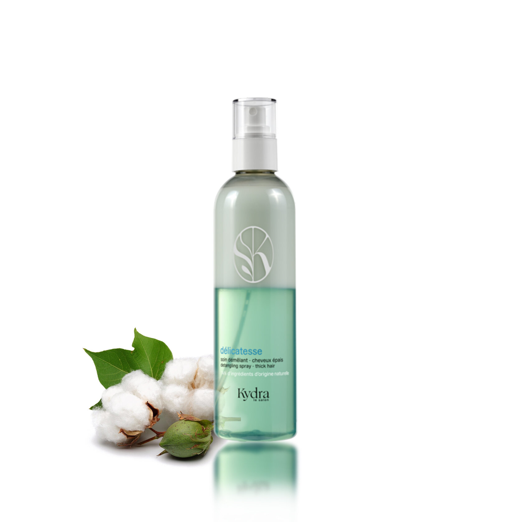 Kydra Detangling Spray Thick Hair Спрей для распутывания нормальных и жестких волос с хлопковым маслом 400мл