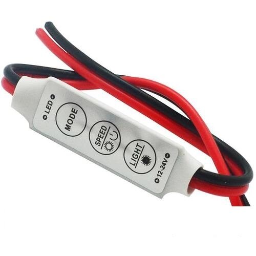 LED мини-диммер для светодиодных лент и гирлянд 12/24 В