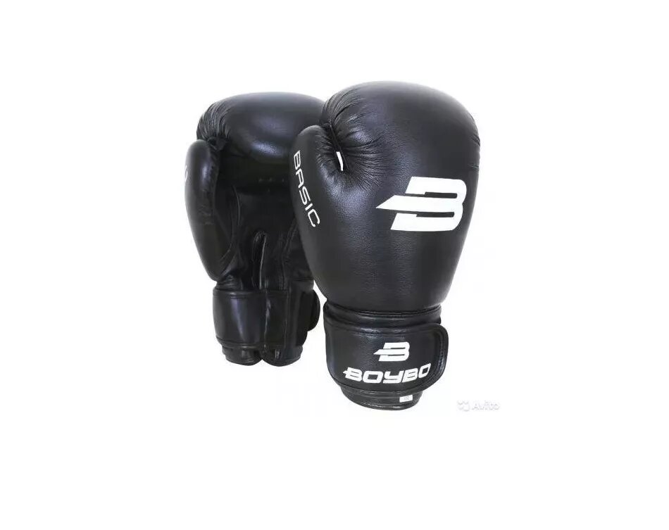 Перчатки боксерские BoyBo Basic BBG100 черные (12oz)