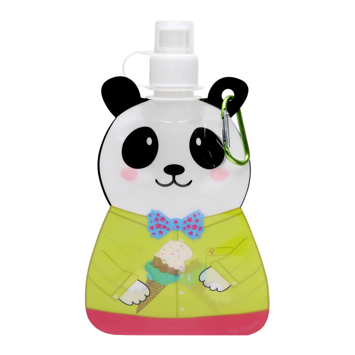Фляжка для воды детская Панда, 280 мл, 22×12 см
