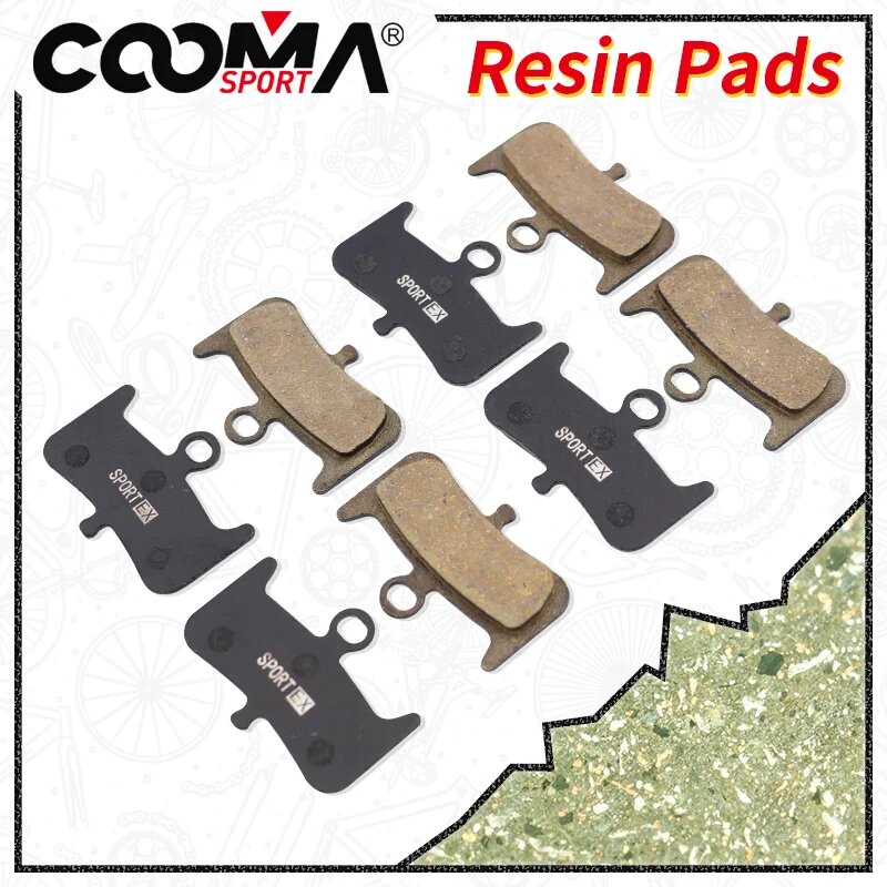 Тормозные колодки COOMA SPORT Sport EX для Hayes Dominion A4, 4 пары