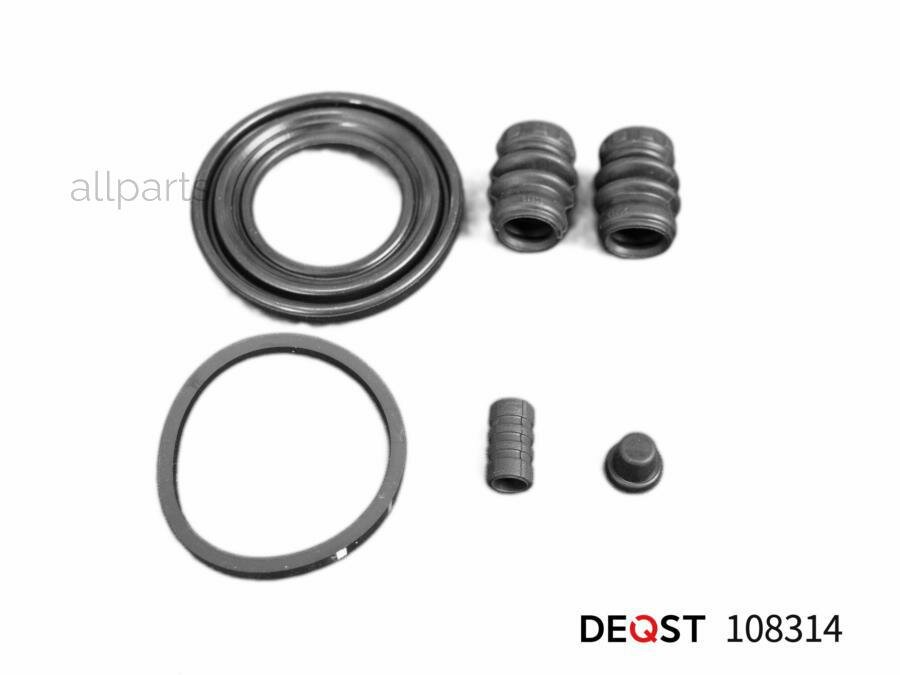 DEQST 108315 Ремкомплект тормозного суппорта (для поршня O 48 mm суппорт Lucas). Применяемость: NISSAN Micra(K11