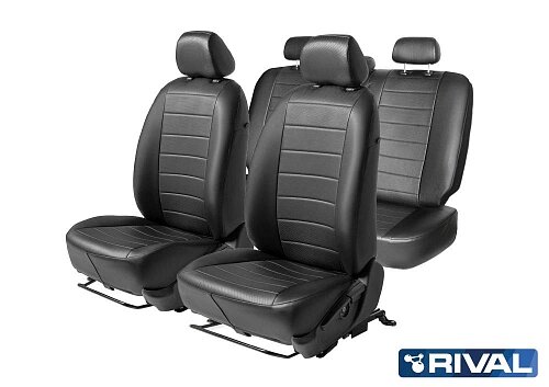 Авточехлы, Kia Sportage, (40/60) 2016-2018 2018-2022, экокожа, строчка