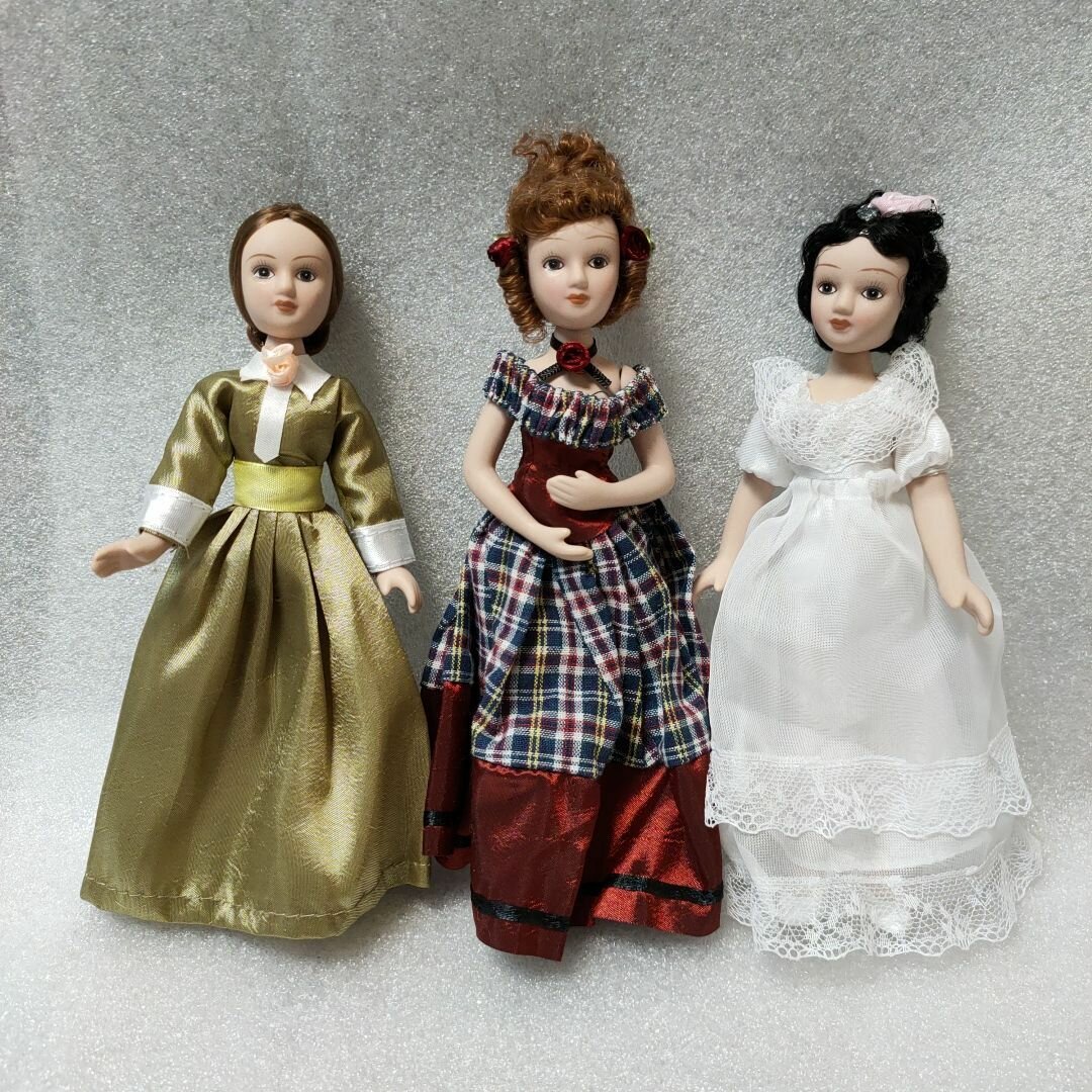 Куклы фарфоровые Деагостини Дамы эпохи Журналы № 12, 43, 85 набор