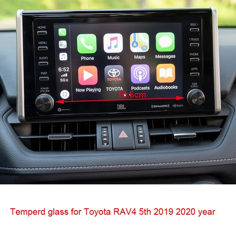Закаленное стекло для Toyota RAV4 5th 8 inch 2019-2022