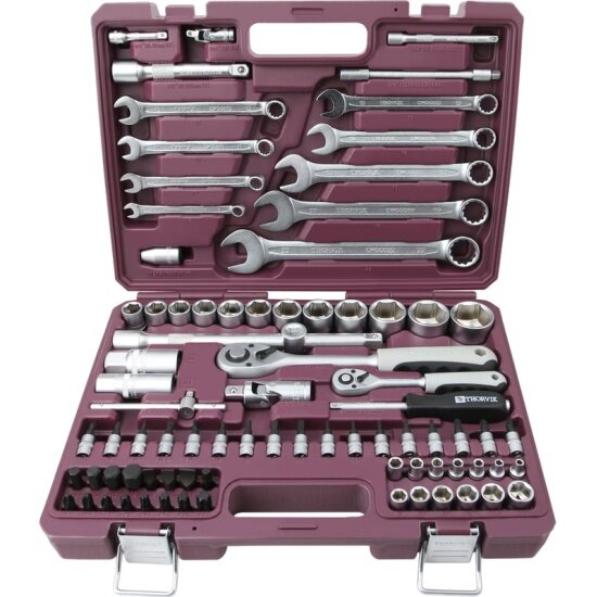 Набор инструмента Thorvik универсальный 1/4", 82 предмета