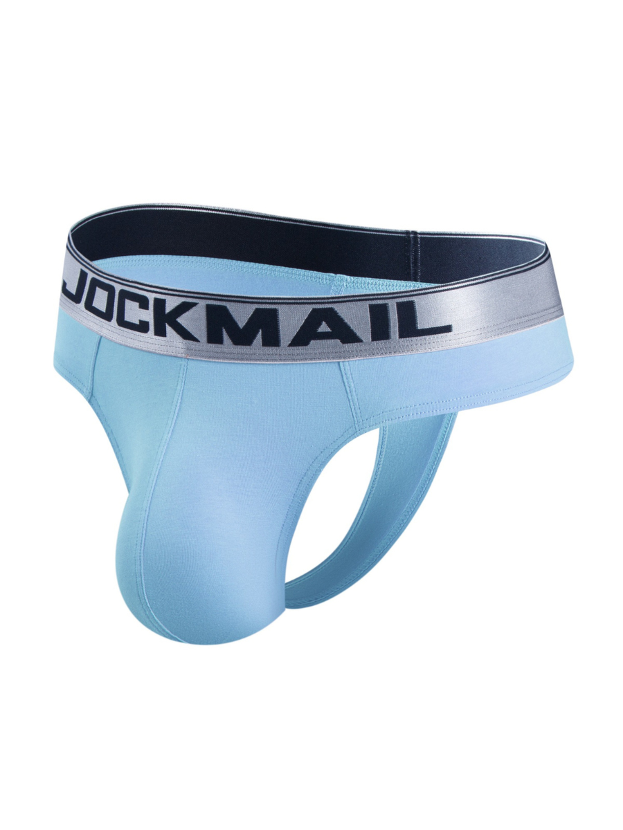 Мужские трусы стринги голубые JOCKMAIL JM1029-17 M (46)