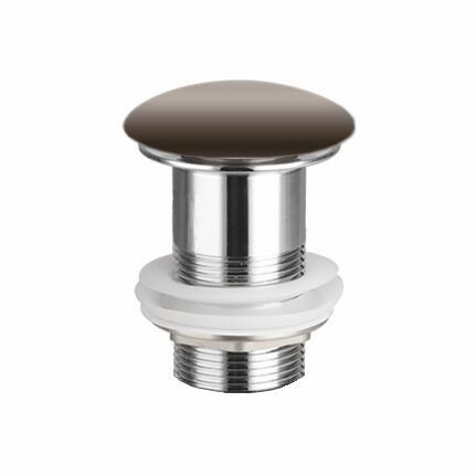 Донный клапан Ceramicanova CN2000MDB с керамической накладкой click-clack темно-коричневый матовый