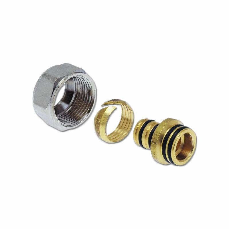 Евроконус (резьбозажимное соединение) для труб из сшитого полиэтилена 16(2.2) х 3/4