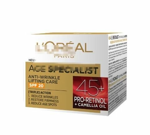 Дневной крем для лица 45+ с маслом камелии и про-ретинолом, Age Specialist, SPF20, 50 мл (Франция)