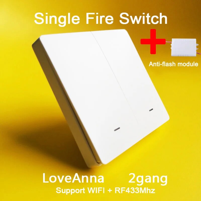 LoveAnna 2-gang Wi-Fi умный выключатель