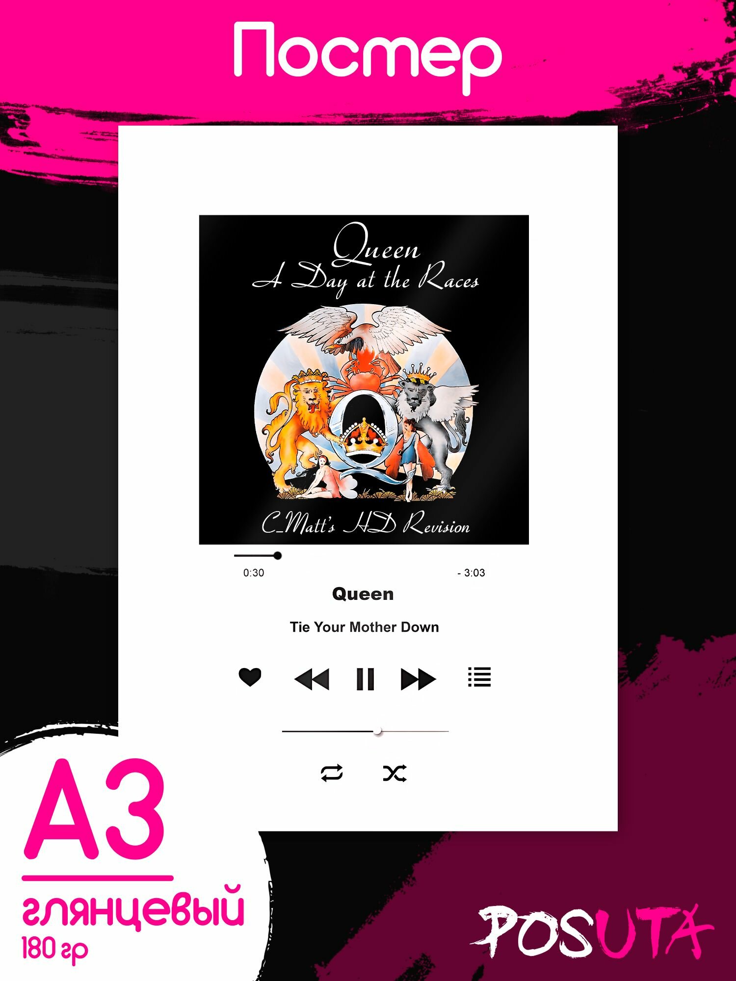 Постер на стену Spotify Queen