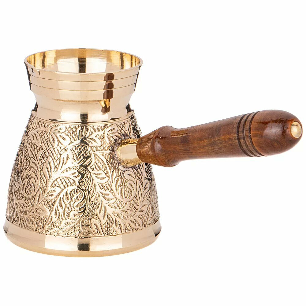 Турка 733-146 резная graving 400 мл латунь