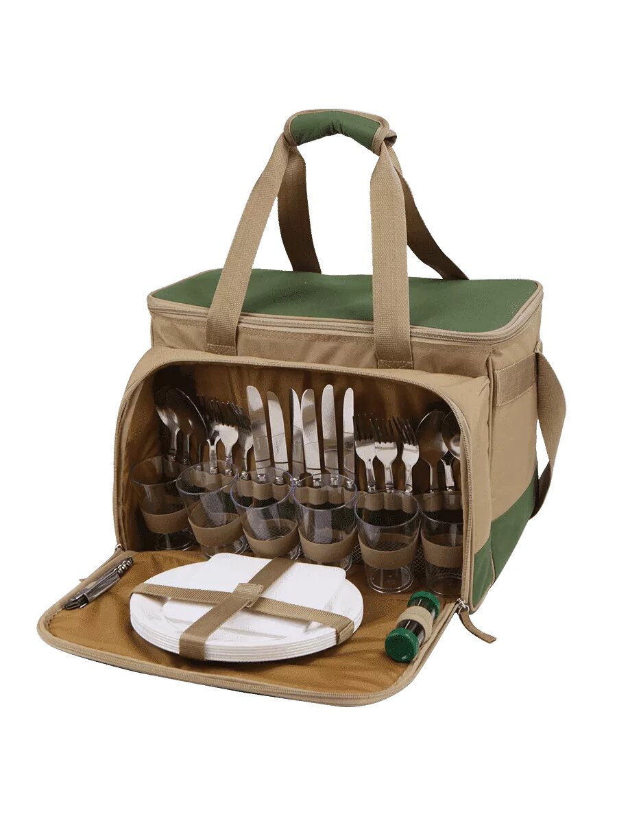 Термосумка с набором посуды на 6 персон