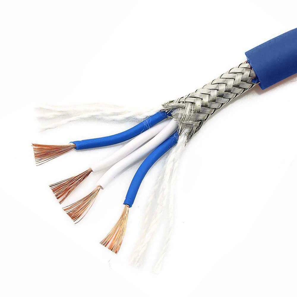 Кабель микрофонный в нарезку Canare L-4E6S BLU, 1 м