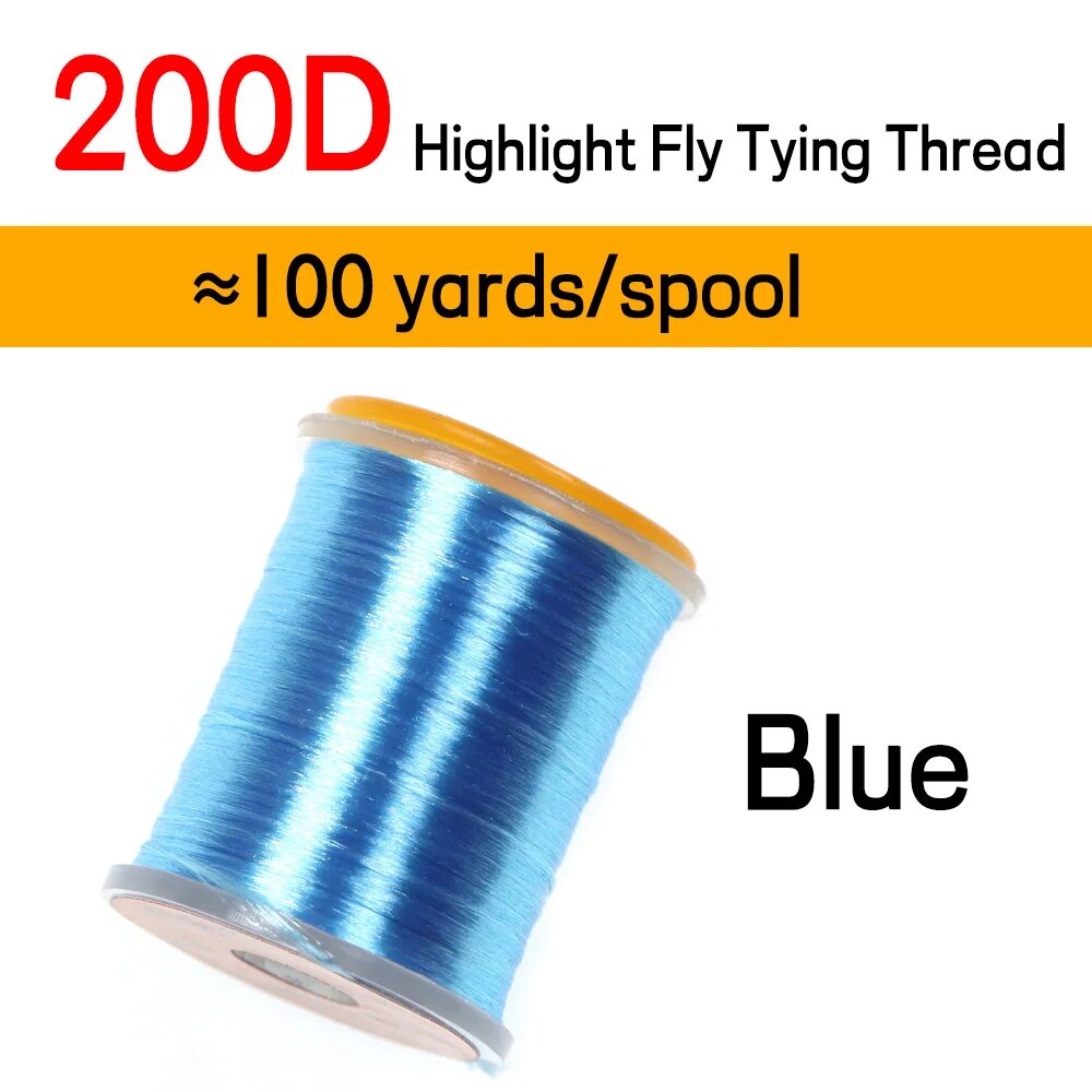 Нить для мух 200D Blue, 100 ярдов