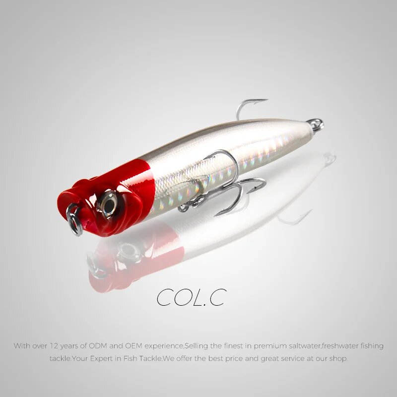 Поппер карандаш COL.C, 10 см, 10 г, цвет C
