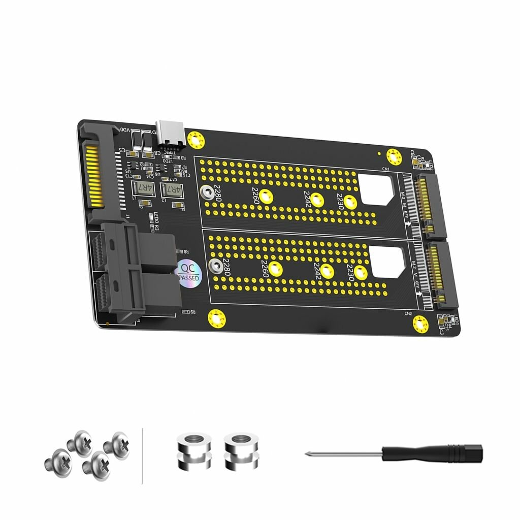 Карта-адаптер M.2 NVMe на SFF 8643
