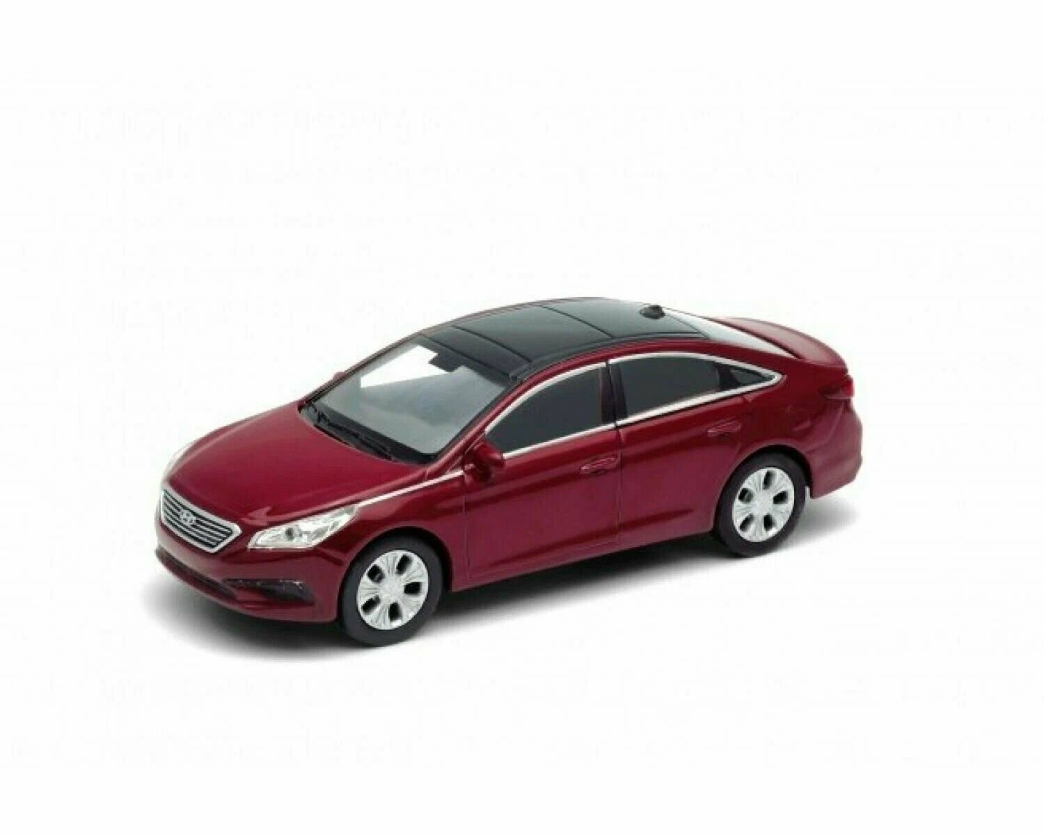 Машинка WELLY HYUNDAI ELANTRA 1:38 с пружинным механизмом, цвет серебро/красный 43719W