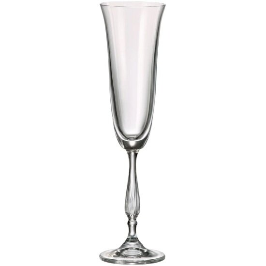 Набор фужеров для шампанского Crystal Bohemia "FREGATA", 190 мл (набор 6 шт.)