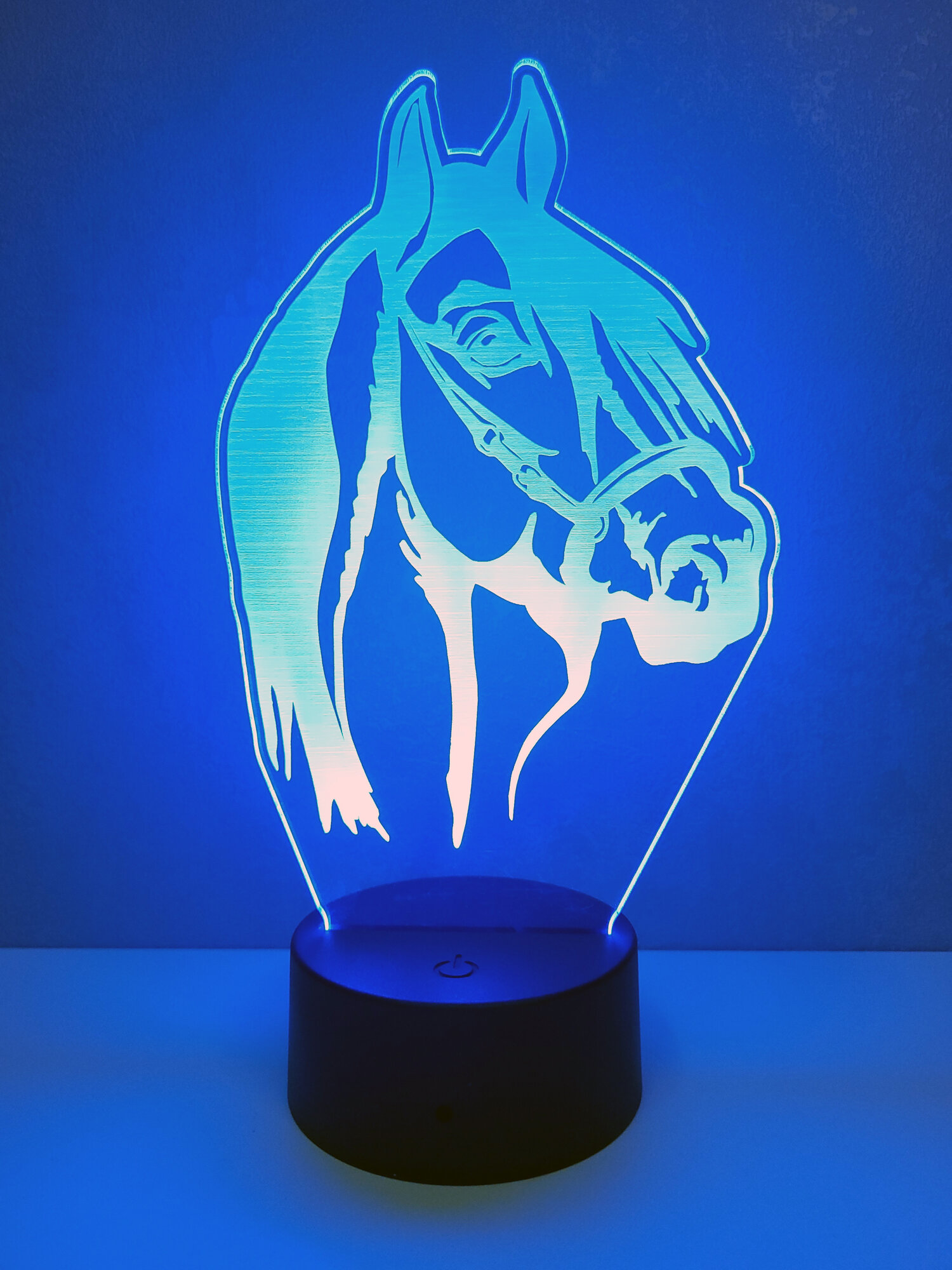 Ночник Лошадь, ночная лампа, 3Д светильник