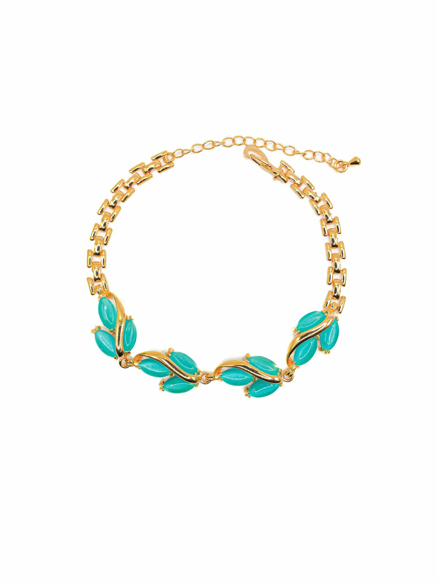 Плетеный браслет, кошачий глаз