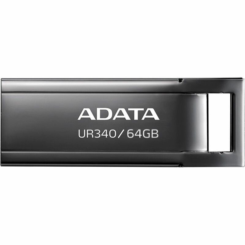 Флеш-память ADATA Черная, USB 3.2 64 Гб, UR340 (AROY-UR340-64GBK)