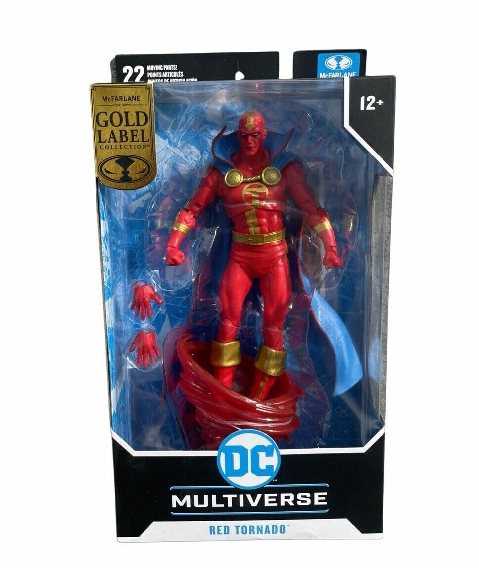 McFarlane Toys DC, Фигурная модель куклы 18 см, Золотой логотип