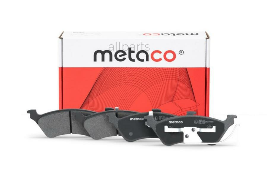 METACO 3010-161 Колодки тормозные задние дисковые к-кт Chrysler Voyager/Caravan (RG/RS) (2000-2008)