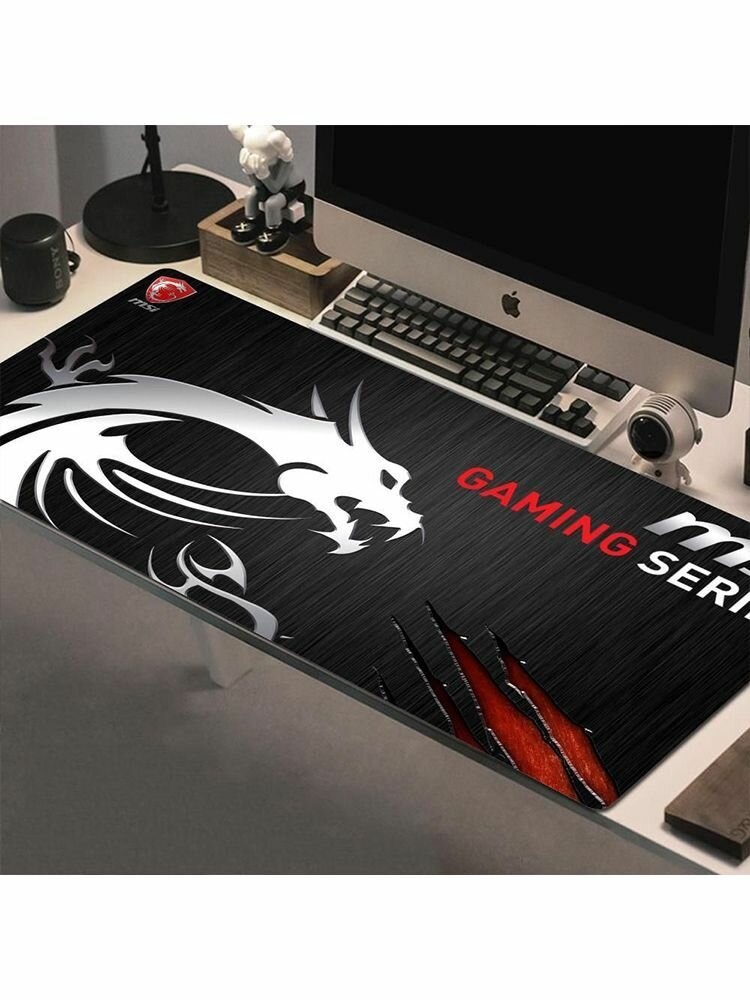 Игровая клавиатура и коврик MSI, 400 x 900 мм, нескользящая основа