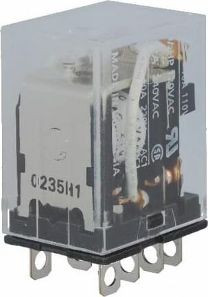 Реле OMRON LY2-AC24 Реле: электромагнитное DPDT Uобмотки: 24ВAC 10A/110ВAC 10А 1шт