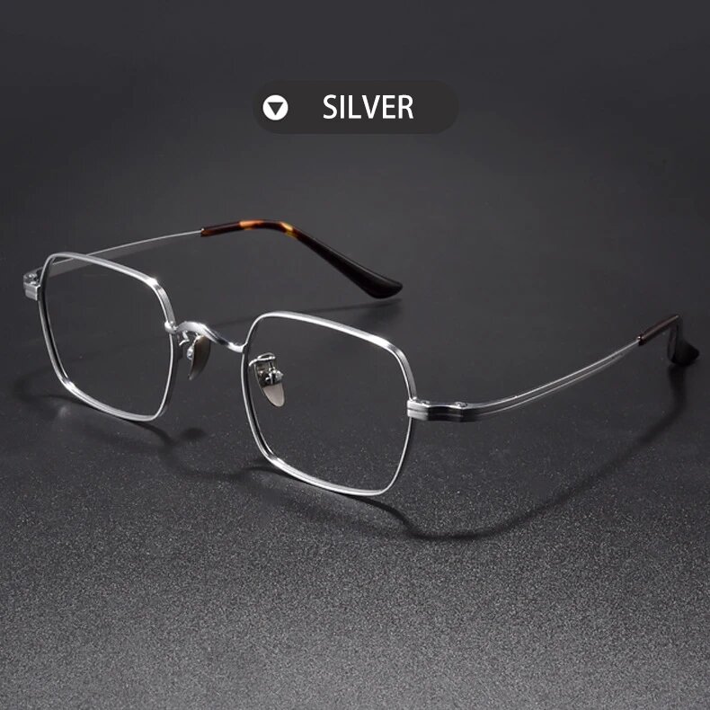 Мужские очки Silver, Titanium, +150