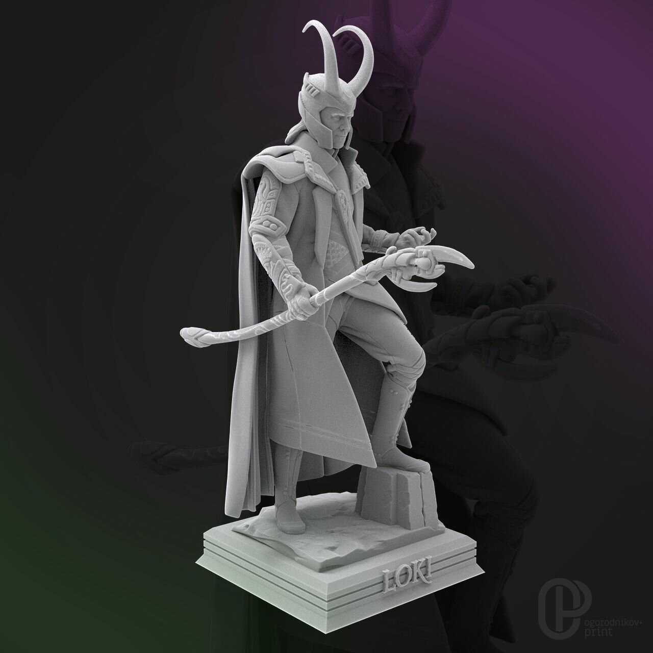 Миниатюра Локи Loki - Marvel (90мм)