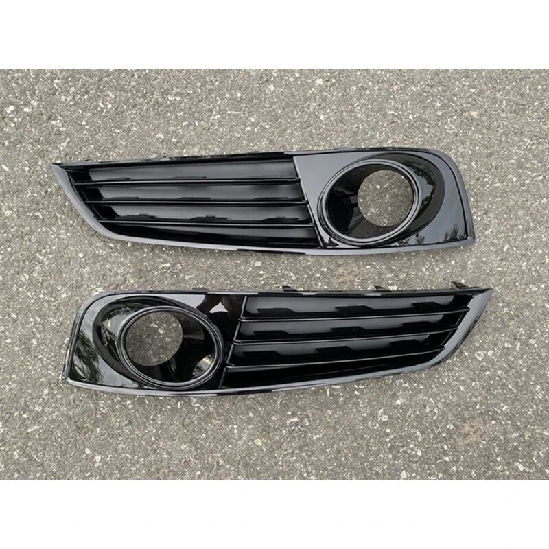 Автоматический передний полностью черный бампер, противотуманная фара, гоночная решетка с комплектом ACC для Audi A8 D4 2010 2011 2012 2013 With Hole a set