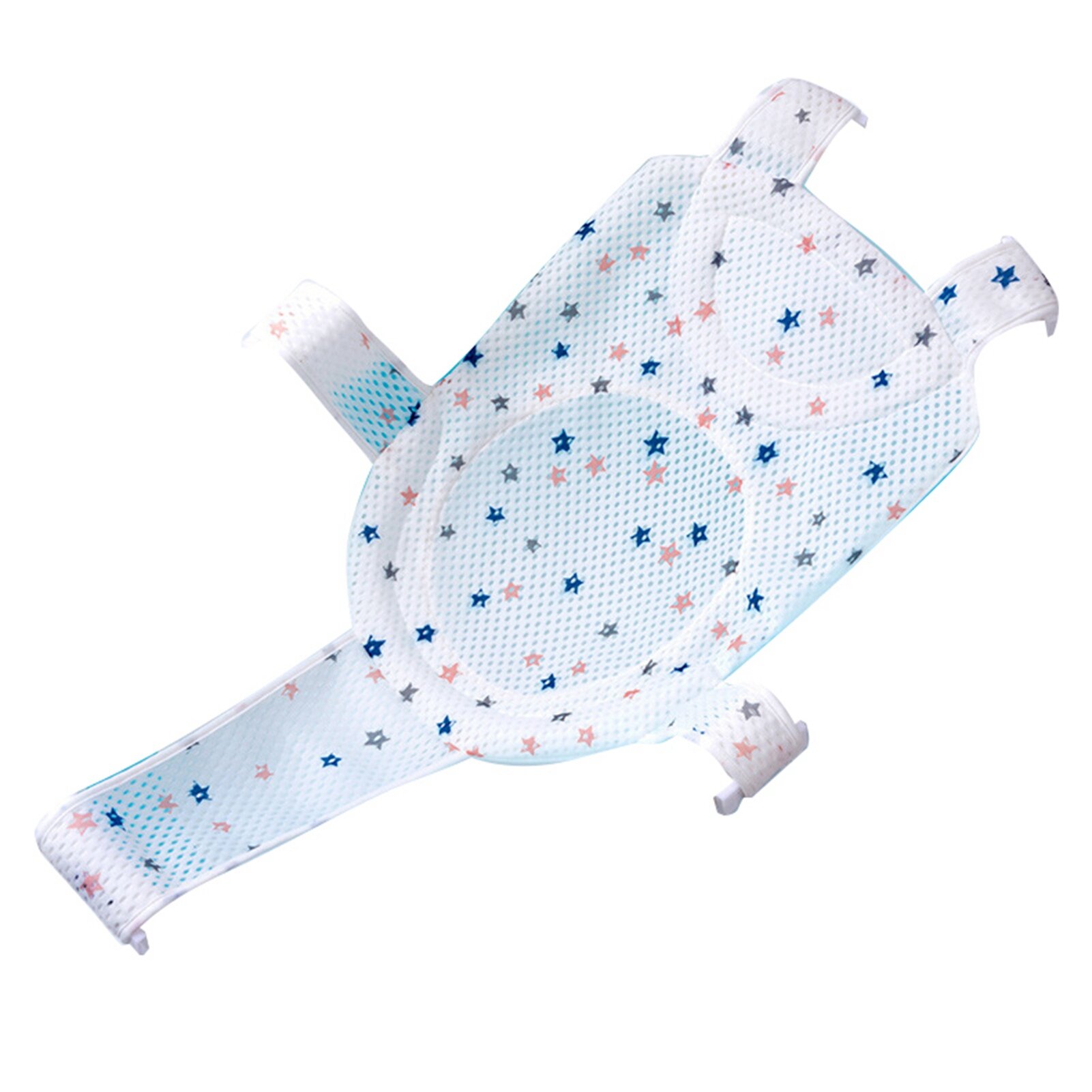 Сетка для детской ванны, противоскользящая сетка, удобная сетка для поддержки сиденья для детской ванны с 5 защитными углами для новорожденных, звездочка