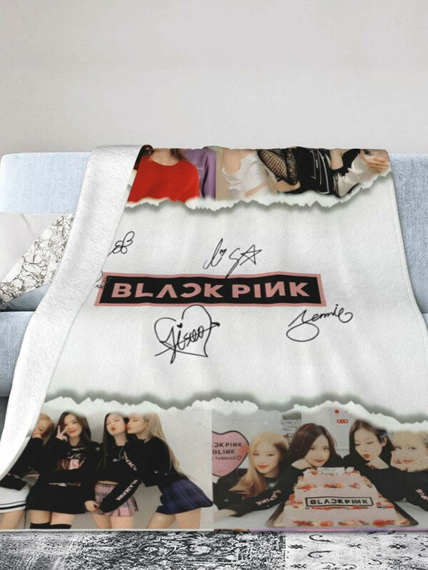 Плед Blackpink Пледы Блэкпинк Jisoo Jennie Rose Lisa Джису Дженни Розе Лиса