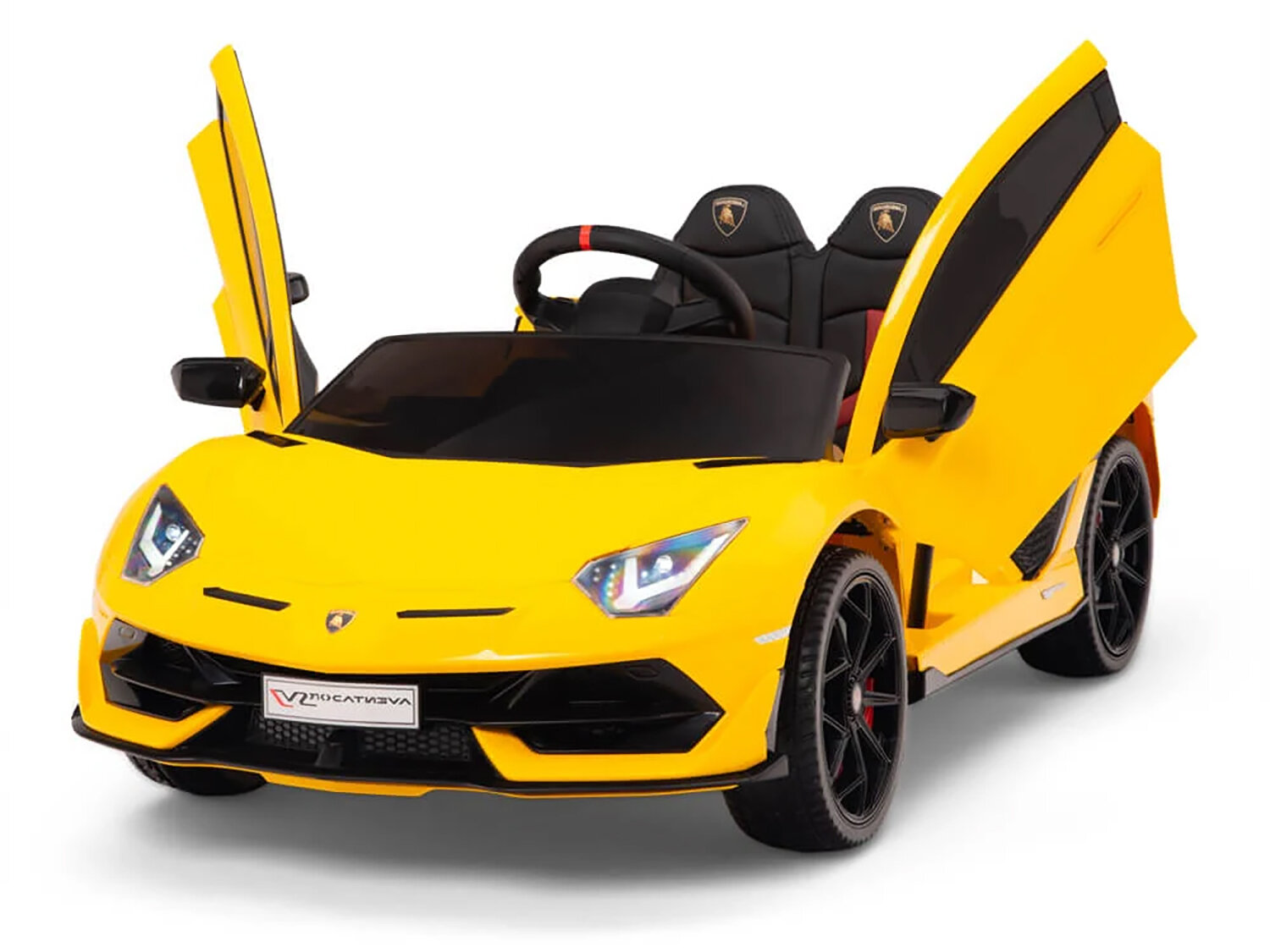 Harley Bella Детский электромобиль Lamborghini SVJ (желтый, 12V) - HL328