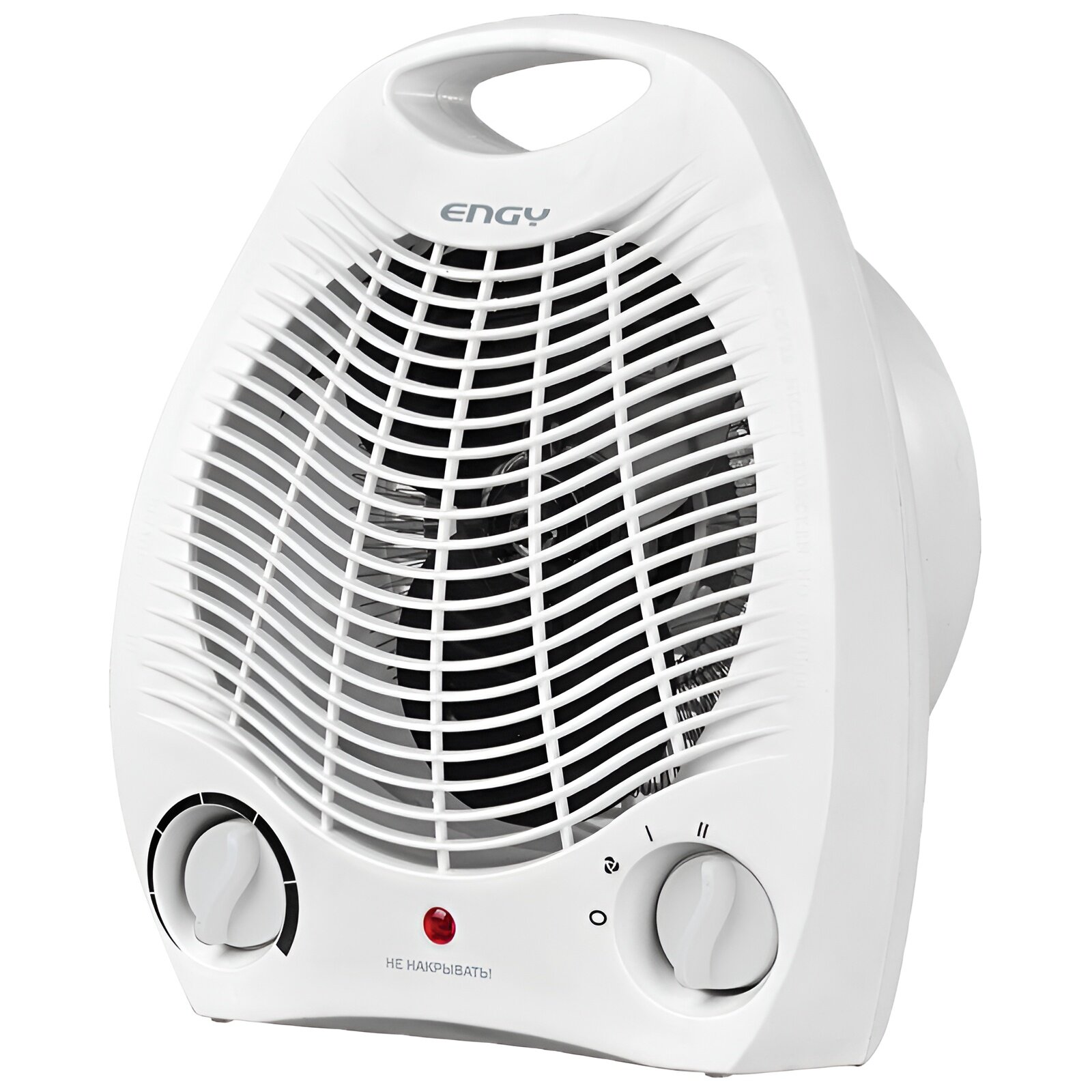 Тепловентилятор настольный спиральный Engy EN-509 2 кВт, белый