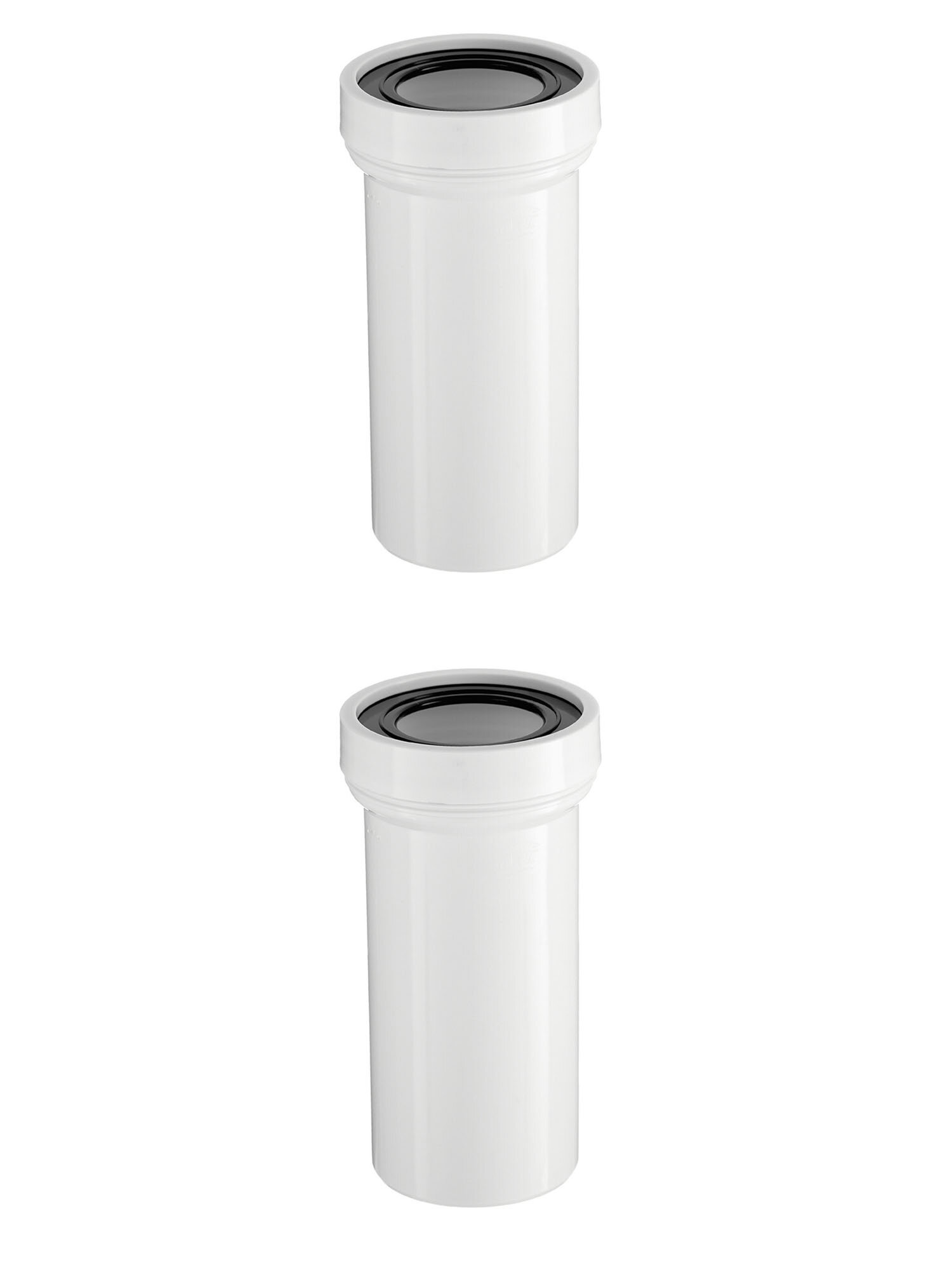Труба фановая d110 мм пластиковая переходная для унитаза (W1220) (2 шт.)