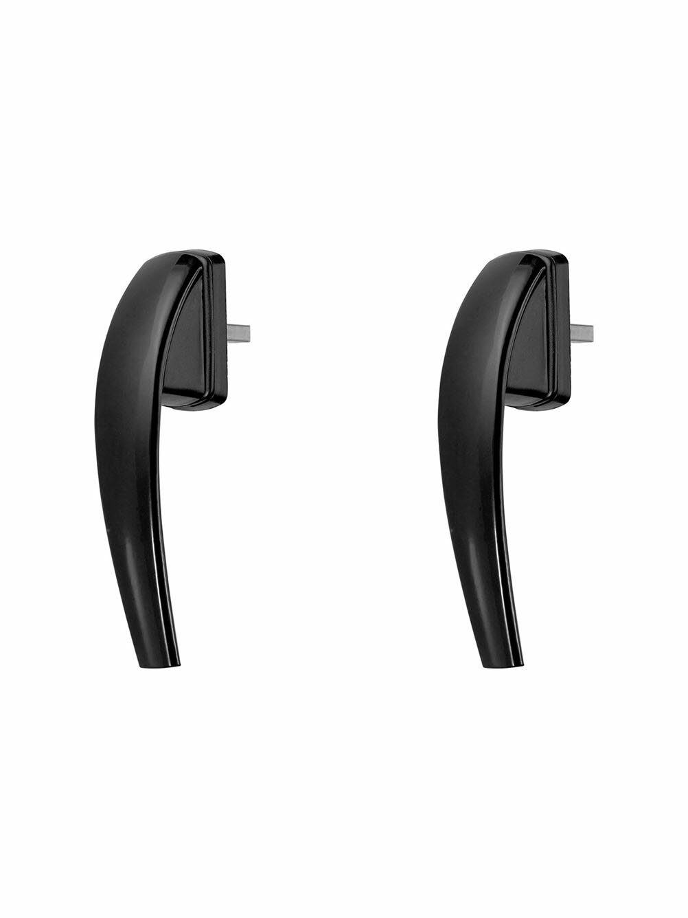 Ручка оконная черная металл Весна (2 шт.)